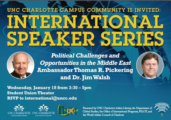 International Speaker Series: Political Challenges and Opportunities in ...